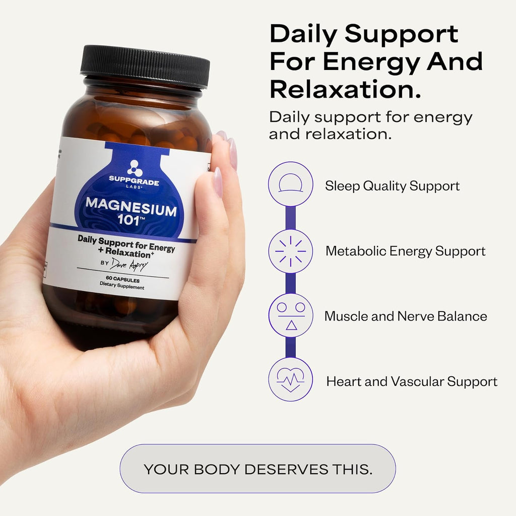 Magnesium 101 supplement for relaxation