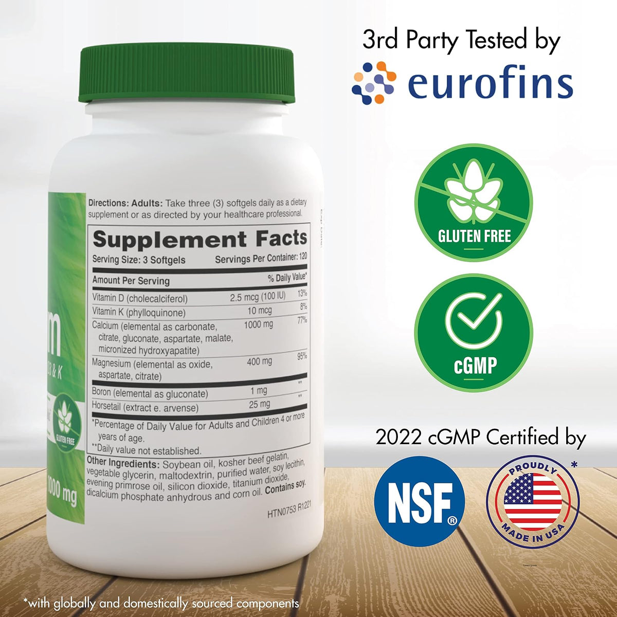 Magnesium 400 mg for muscle function