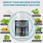 Magnesium and ashwagandha capsules