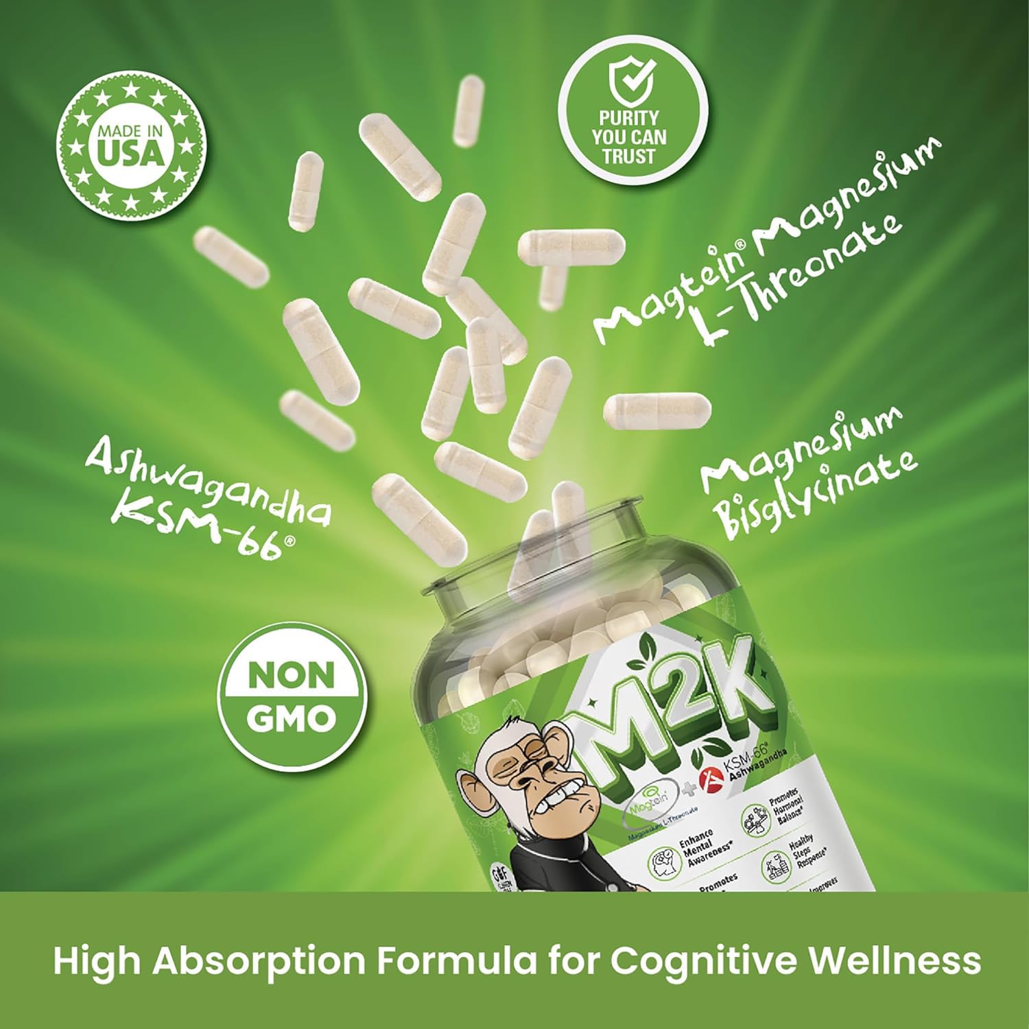 Magnesium and Ashwagandha for mood enhancement