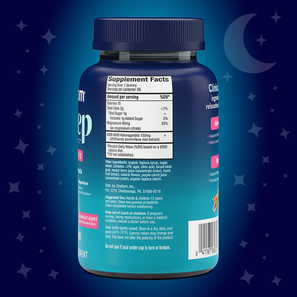 Magnesium and ashwagandha sleep aid