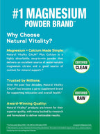 Magnesium and calcium supplement for stress relief
