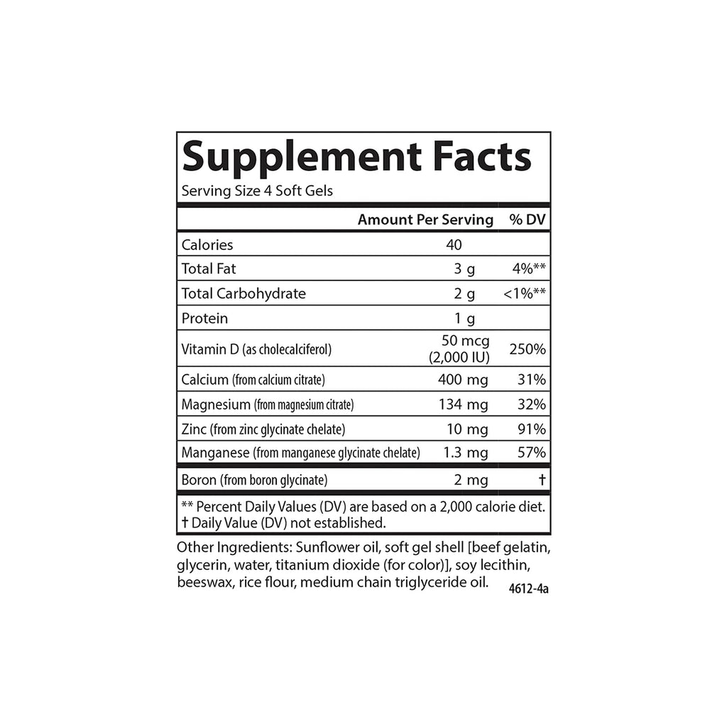 magnesium and calcium support for bones
