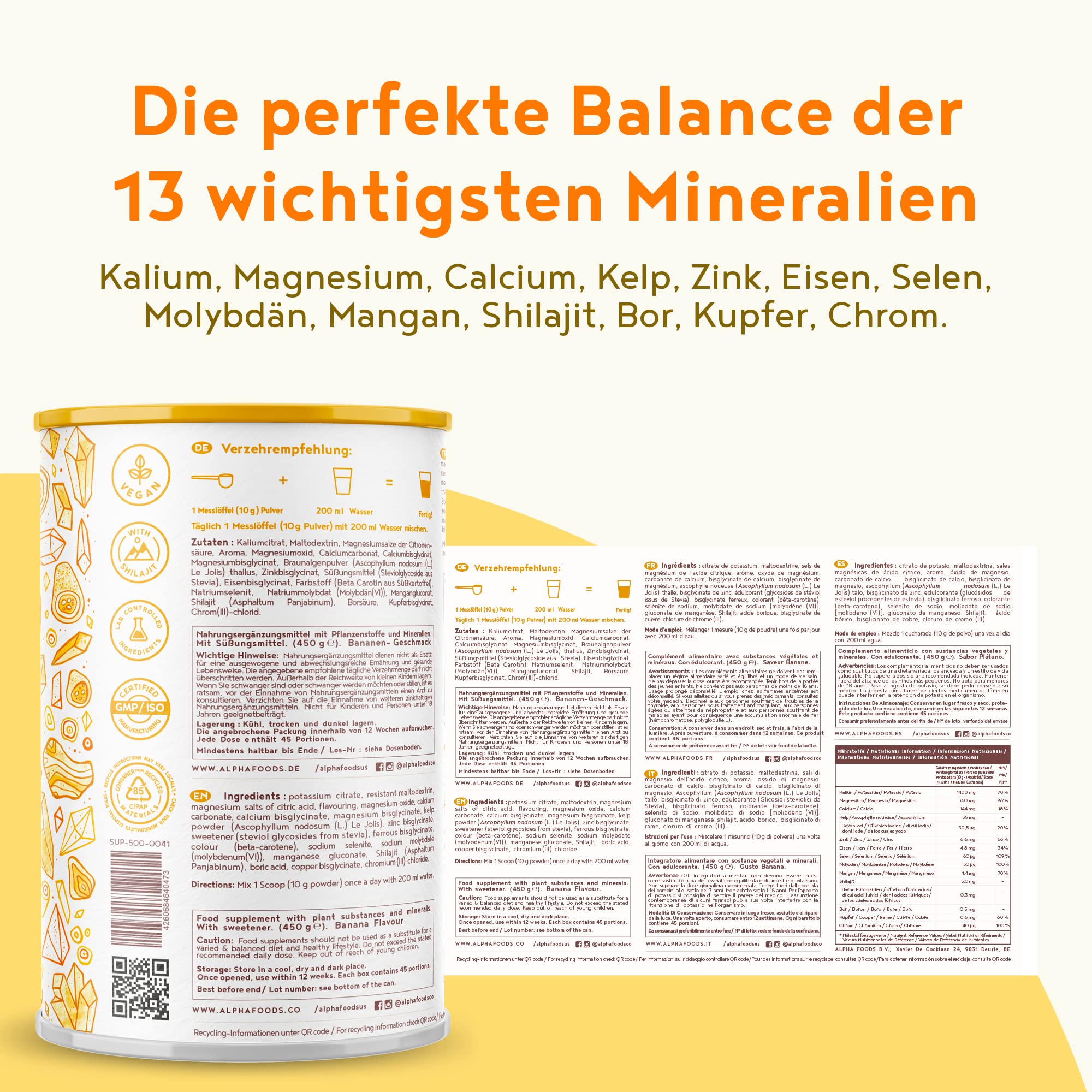 magnesium and calcium trace minerals