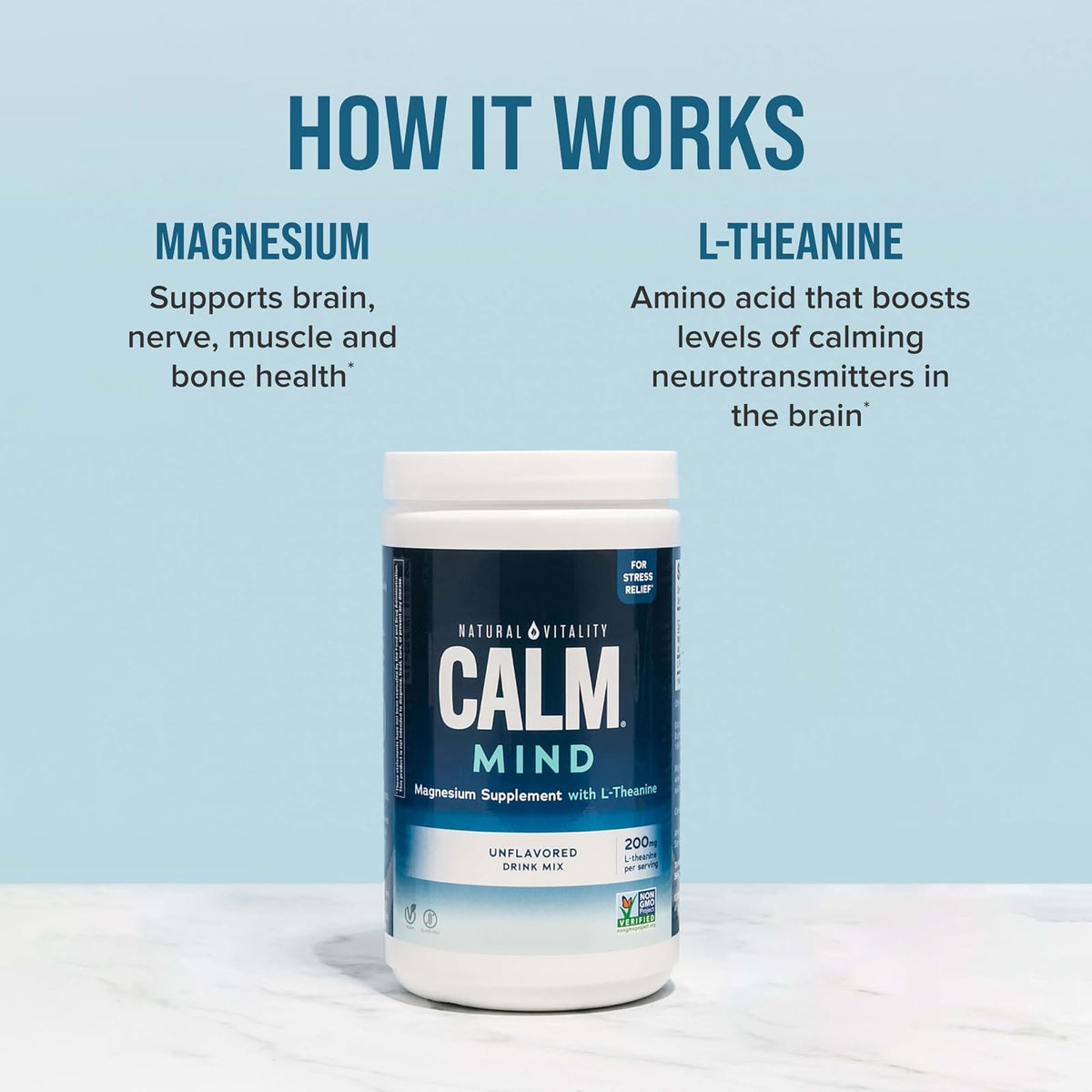 Magnesium and L-Theanine for mood support