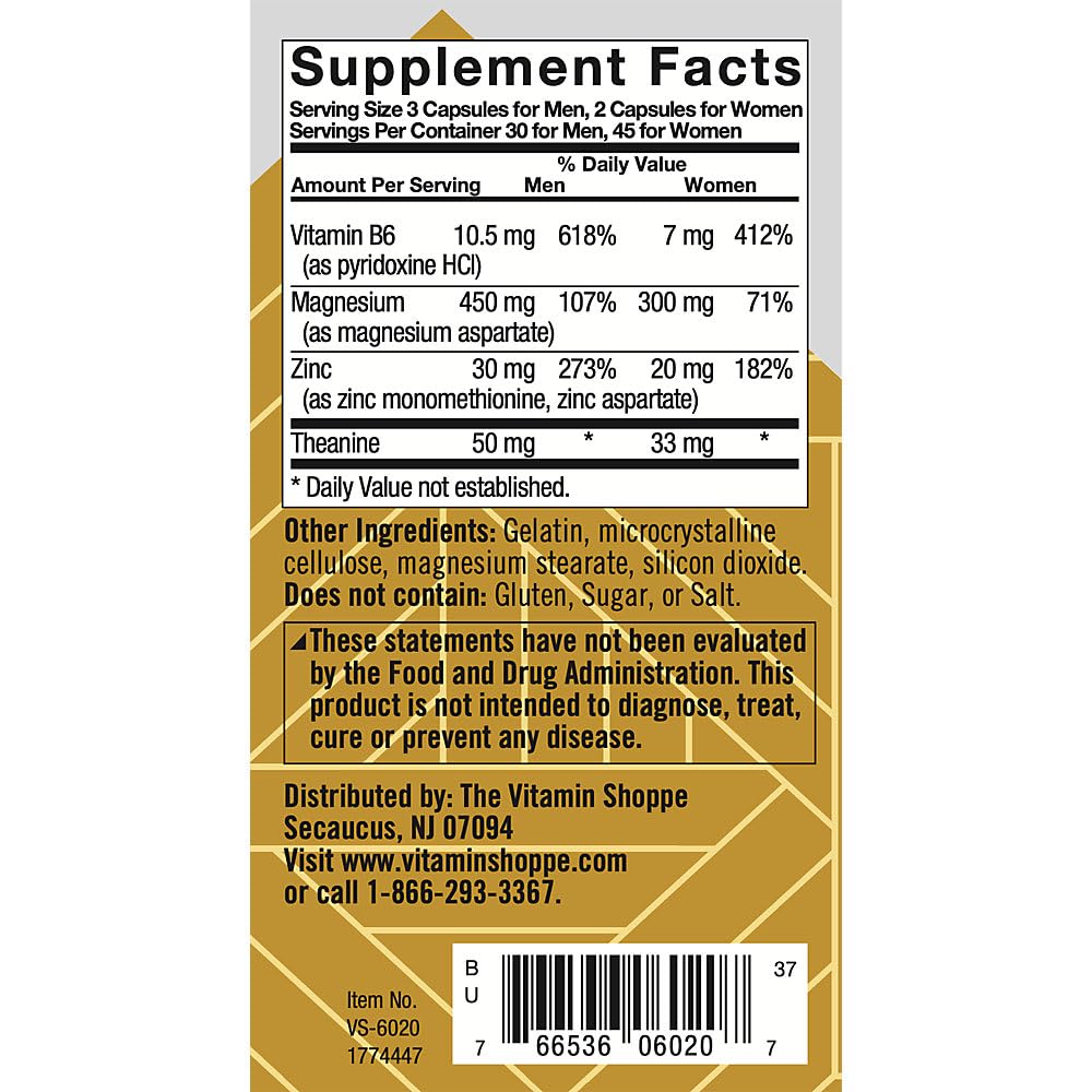 magnesium and vitamin B6 for relaxation