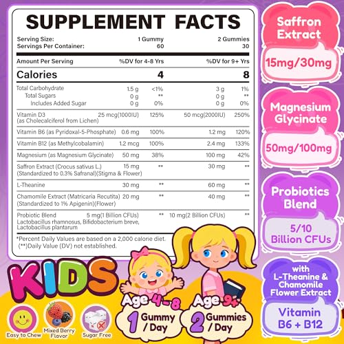 Magnesium and Vitamin D3 gummies