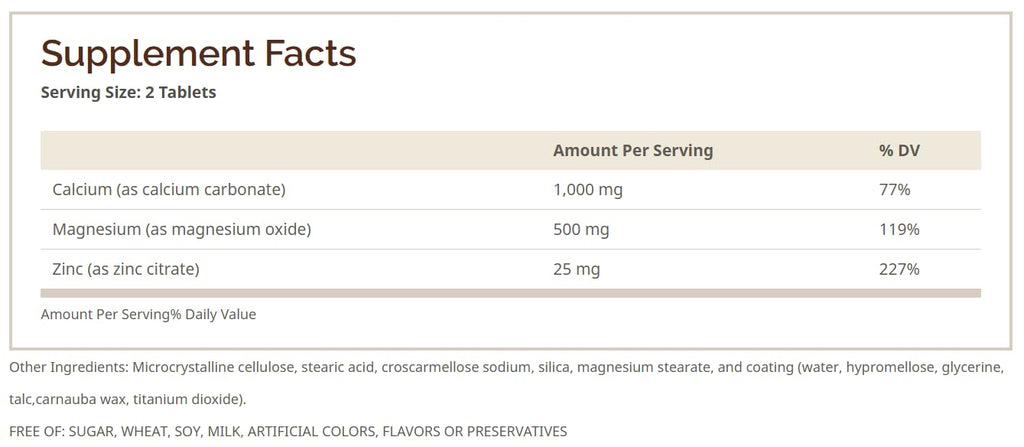 Magnesium and zinc immune support