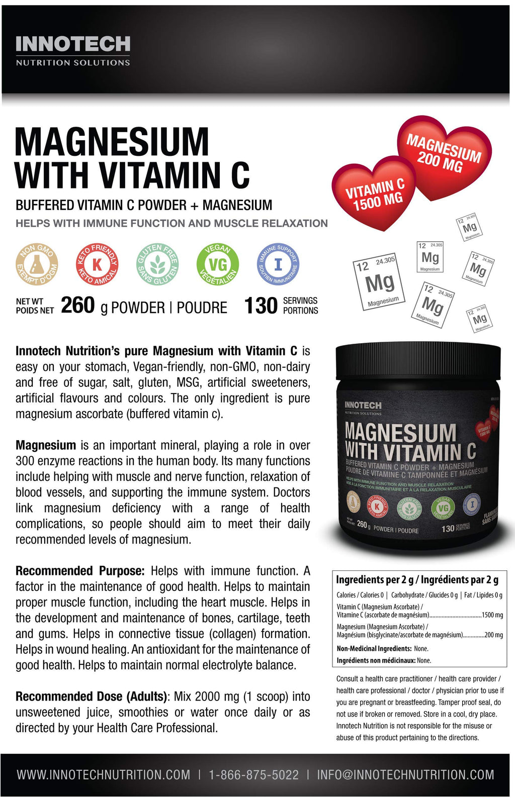 magnesium ascorbate for muscle relaxation
