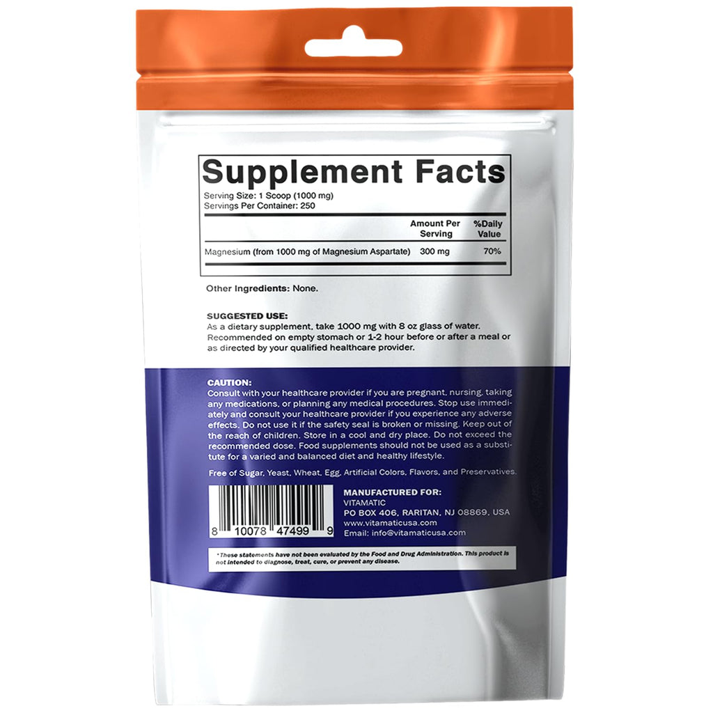 Magnesium aspartate for optimal health