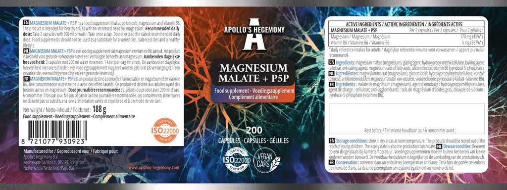 Magnesium B6 for better absorption