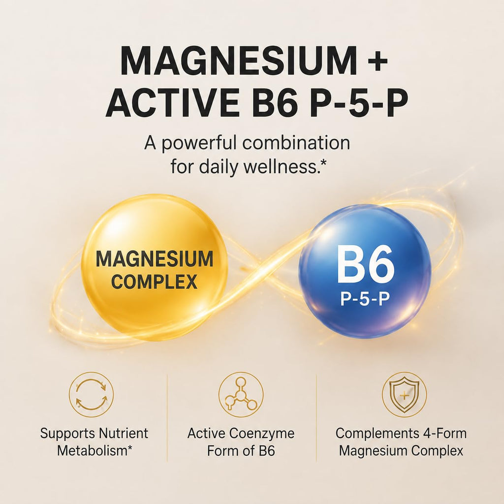 Magnesium B6 formula for better sleep