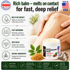 Magnesium balm for muscle relief