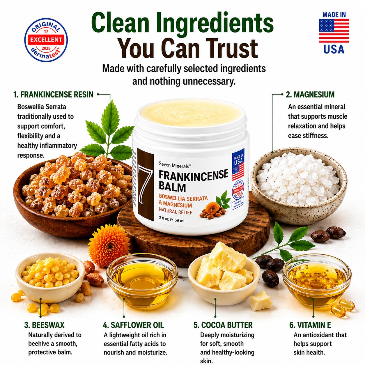 Magnesium balm with calming properties