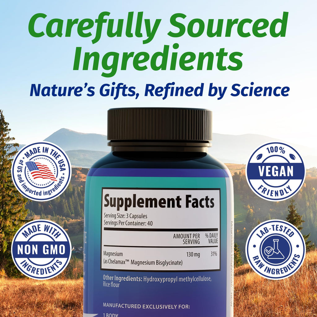 magnesium bisglycinate capsules for wellness