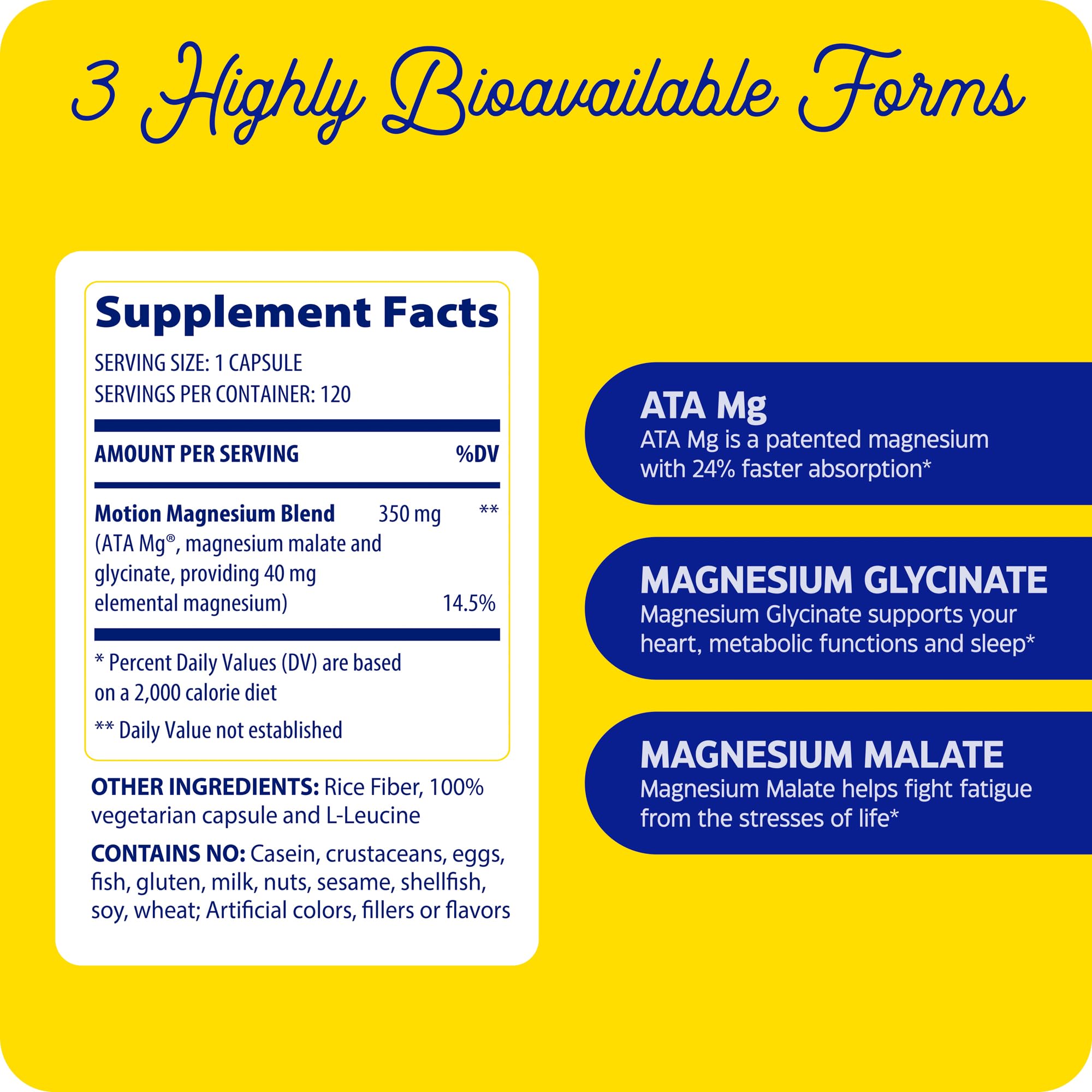 Magnesium bisglycinate for gentle digestion