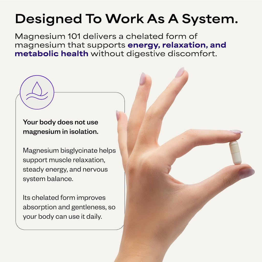 Magnesium bisglycinate for improved mood