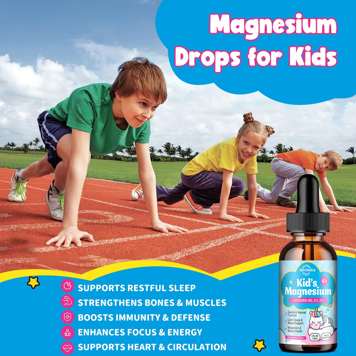 Magnesium bisglycinate for kids health
