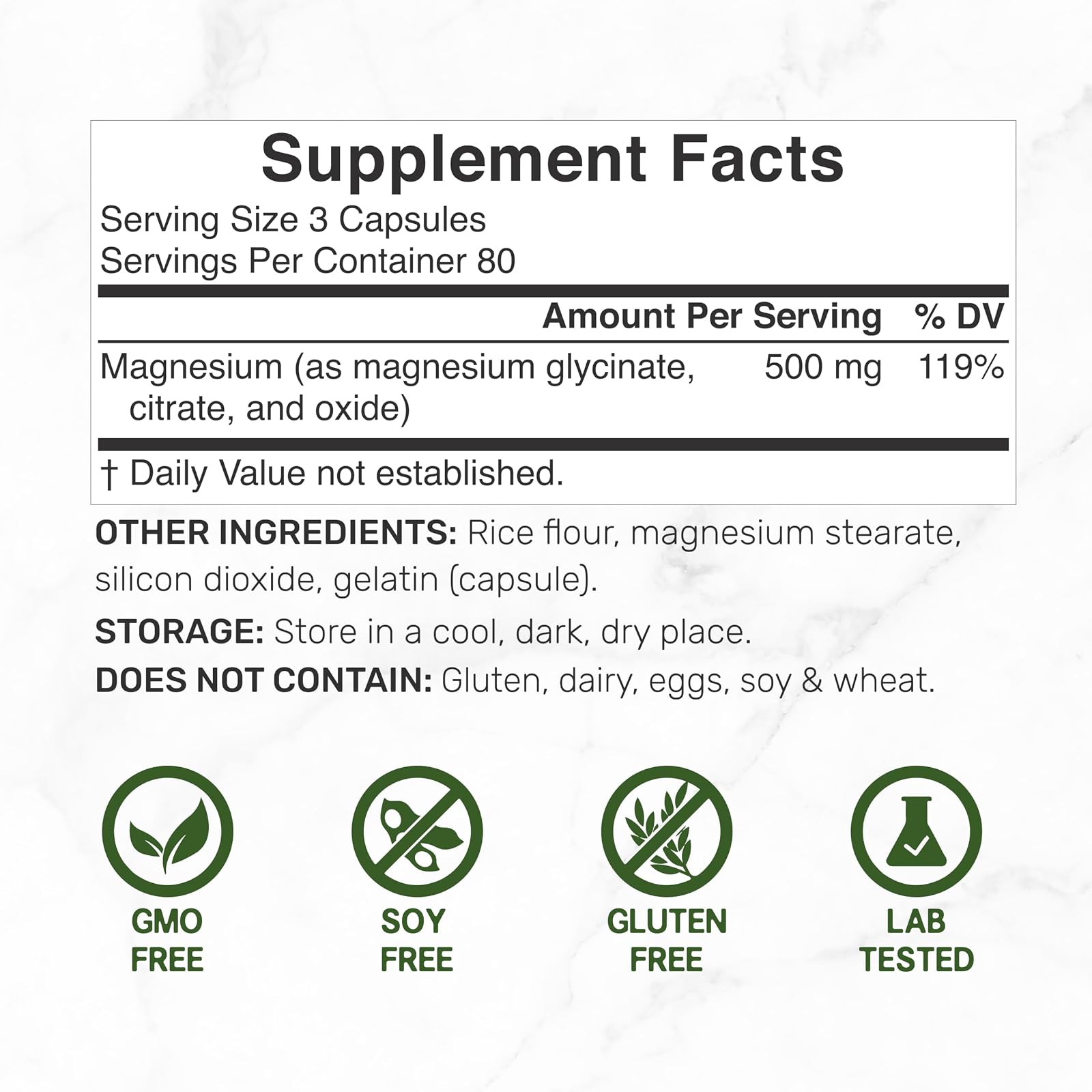 magnesium bisglycinate for muscle relaxation