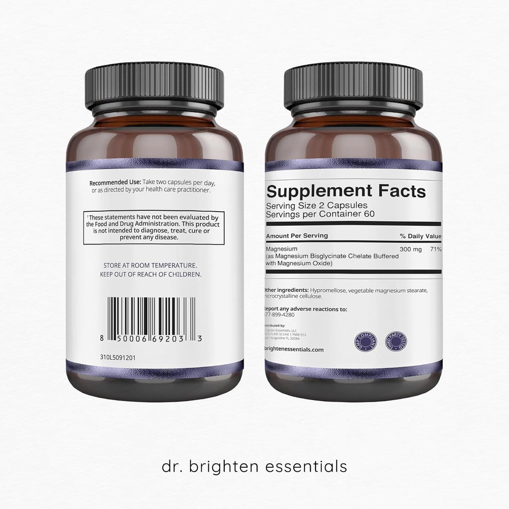 Magnesium bisglycinate for muscle relaxation