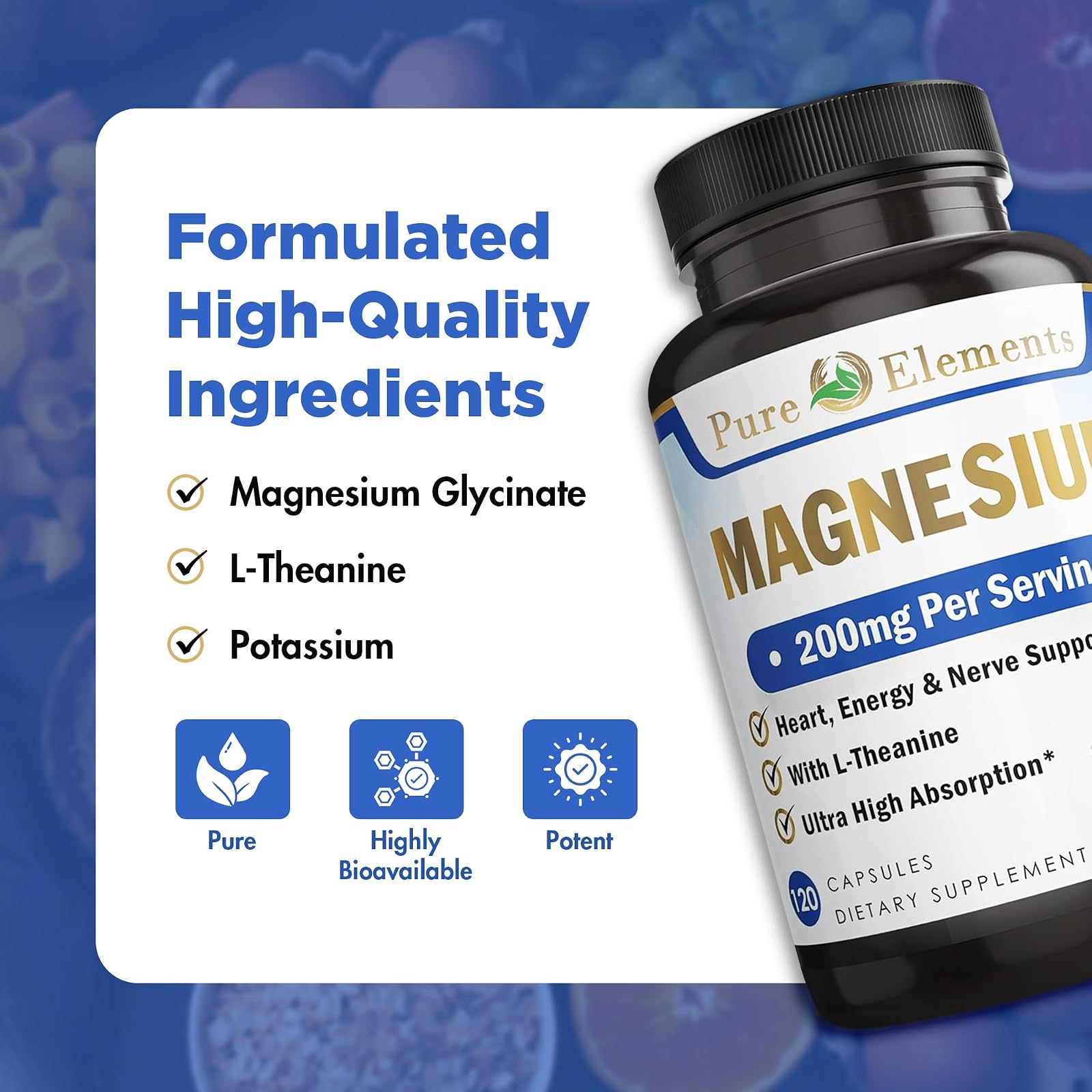 Magnesium bisglycinate for muscle relaxation