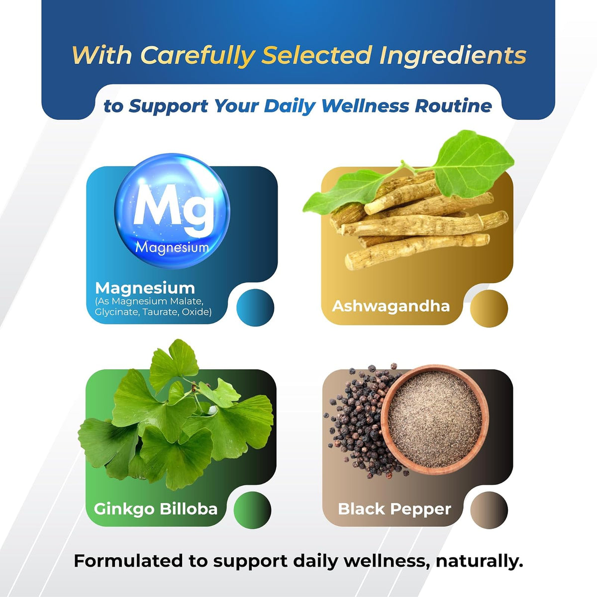 Magnesium bisglycinate for muscle support