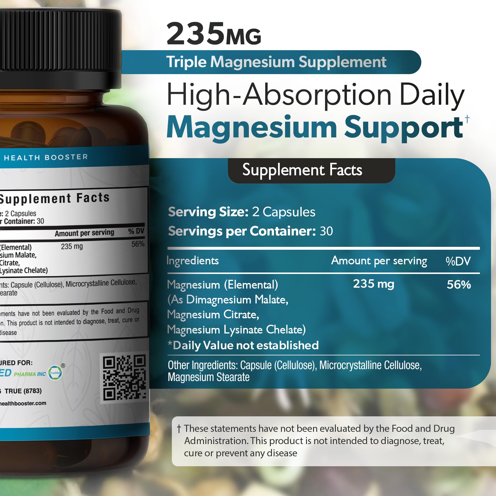 Magnesium bisglycinate for optimal absorption