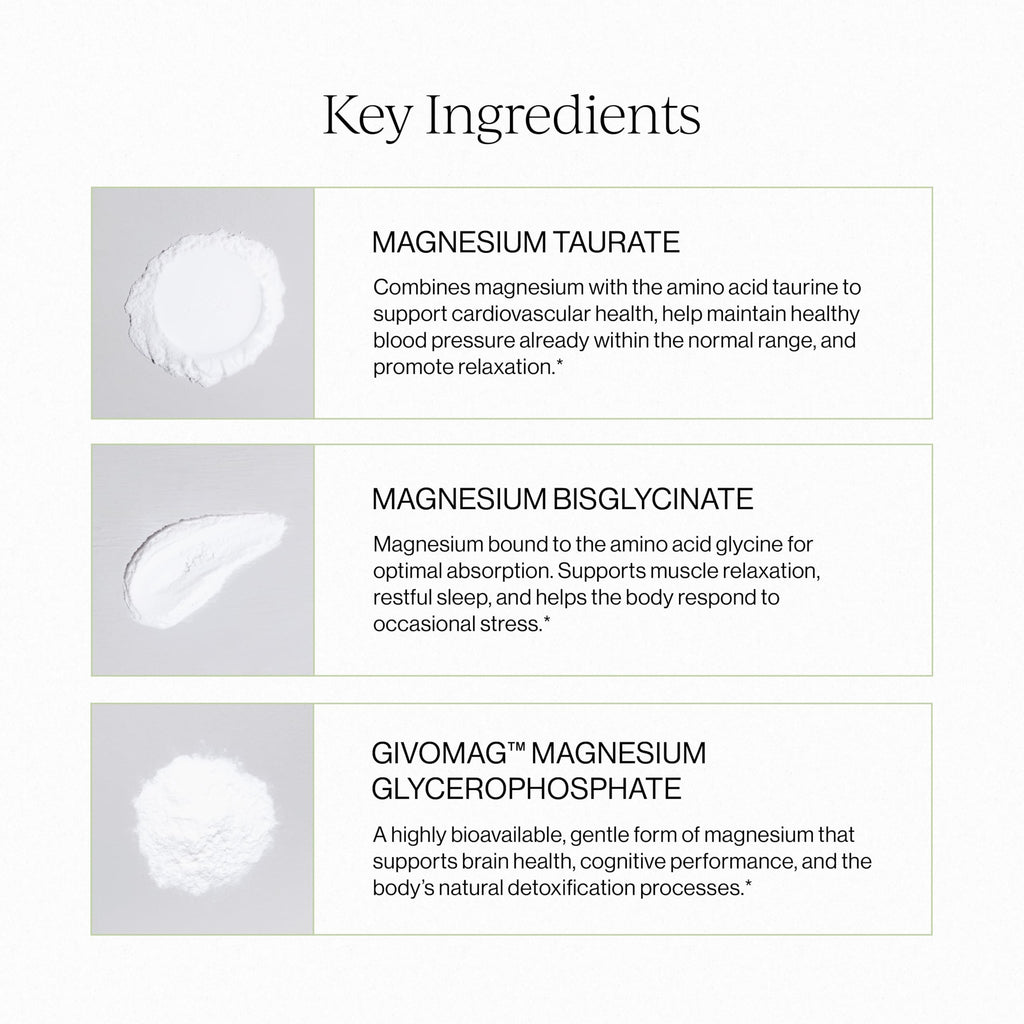 Magnesium bisglycinate for restful nights