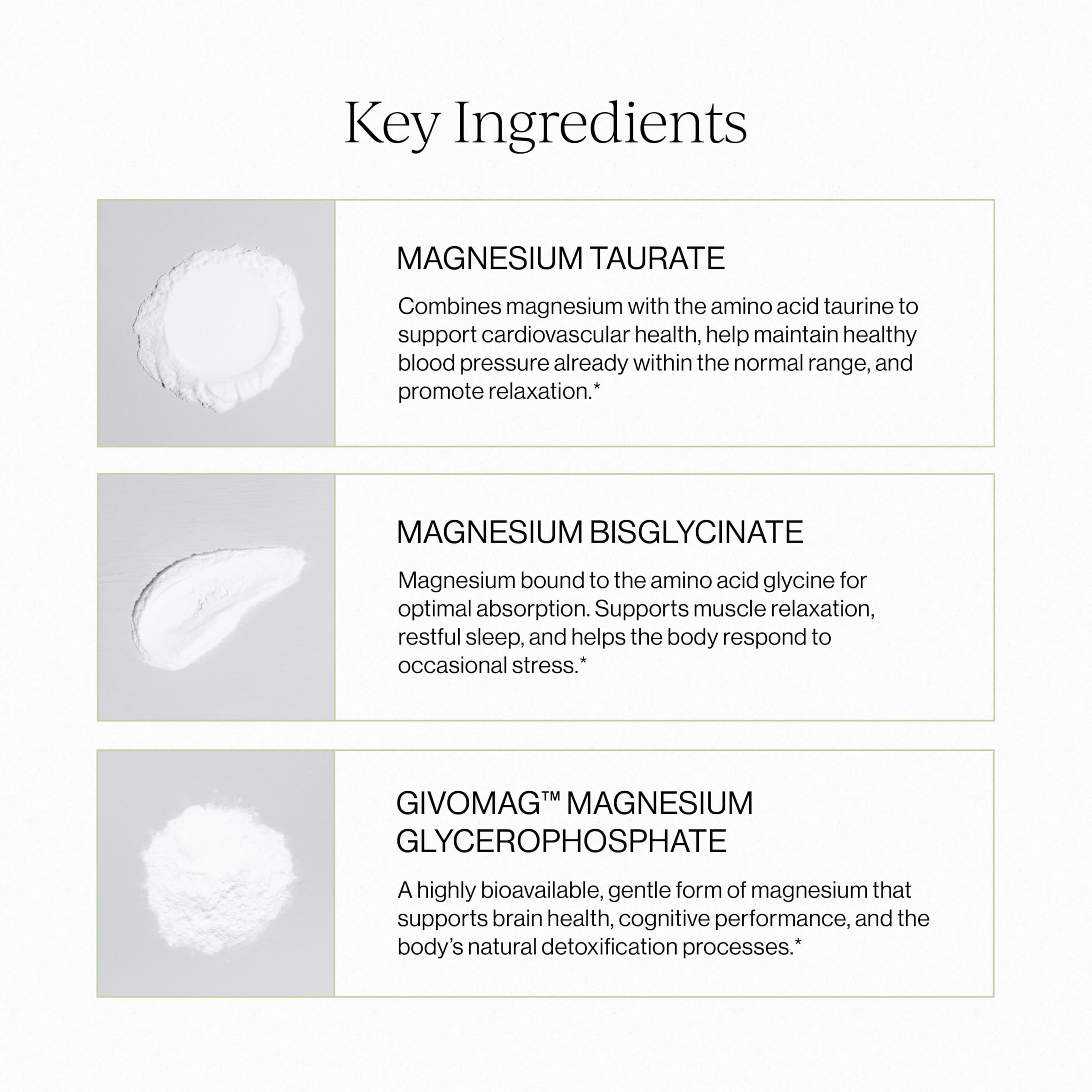 Magnesium bisglycinate for restful nights
