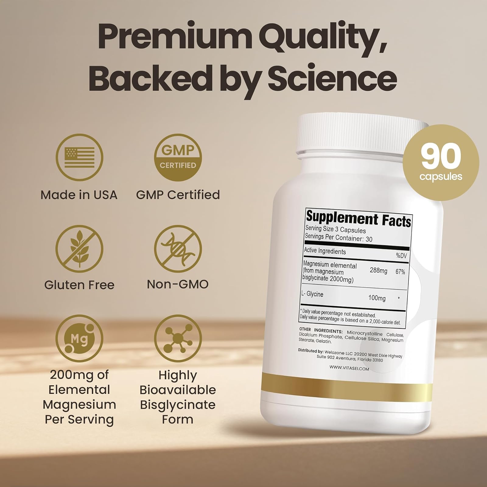 magnesium bisglycinate for stress relief