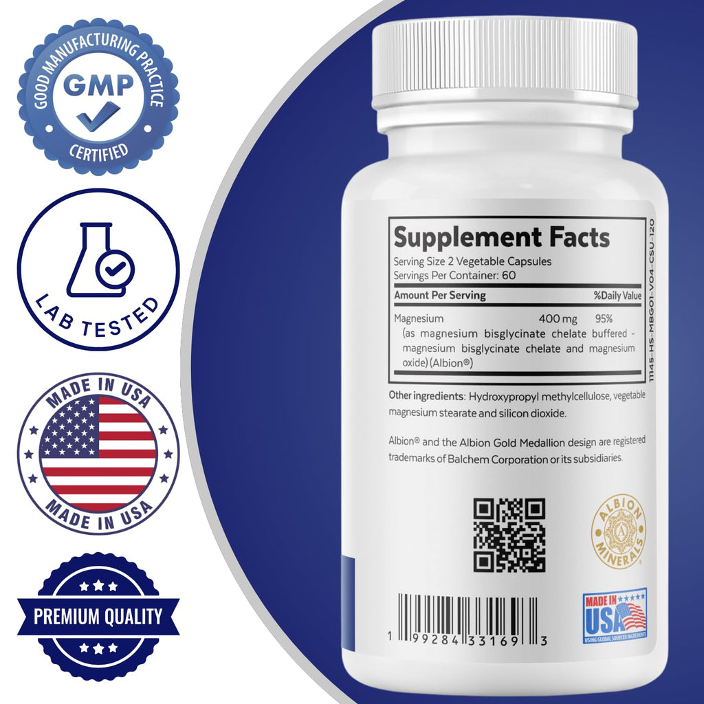 Magnesium Bisglycinate for stress relief