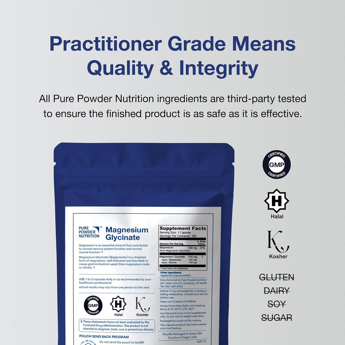 Magnesium Bisglycinate for stress relief
