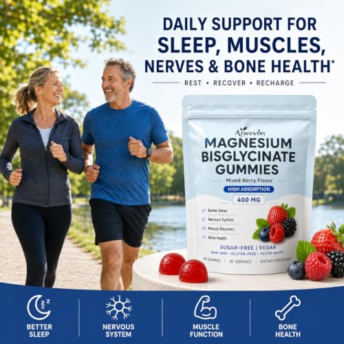 Magnesium bisglycinate gummies for daily wellness