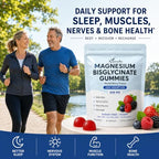 Magnesium bisglycinate gummies for daily wellness
