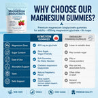 Magnesium bisglycinate gummies for digestive health