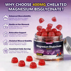 Magnesium Bisglycinate gummies for improved mood
