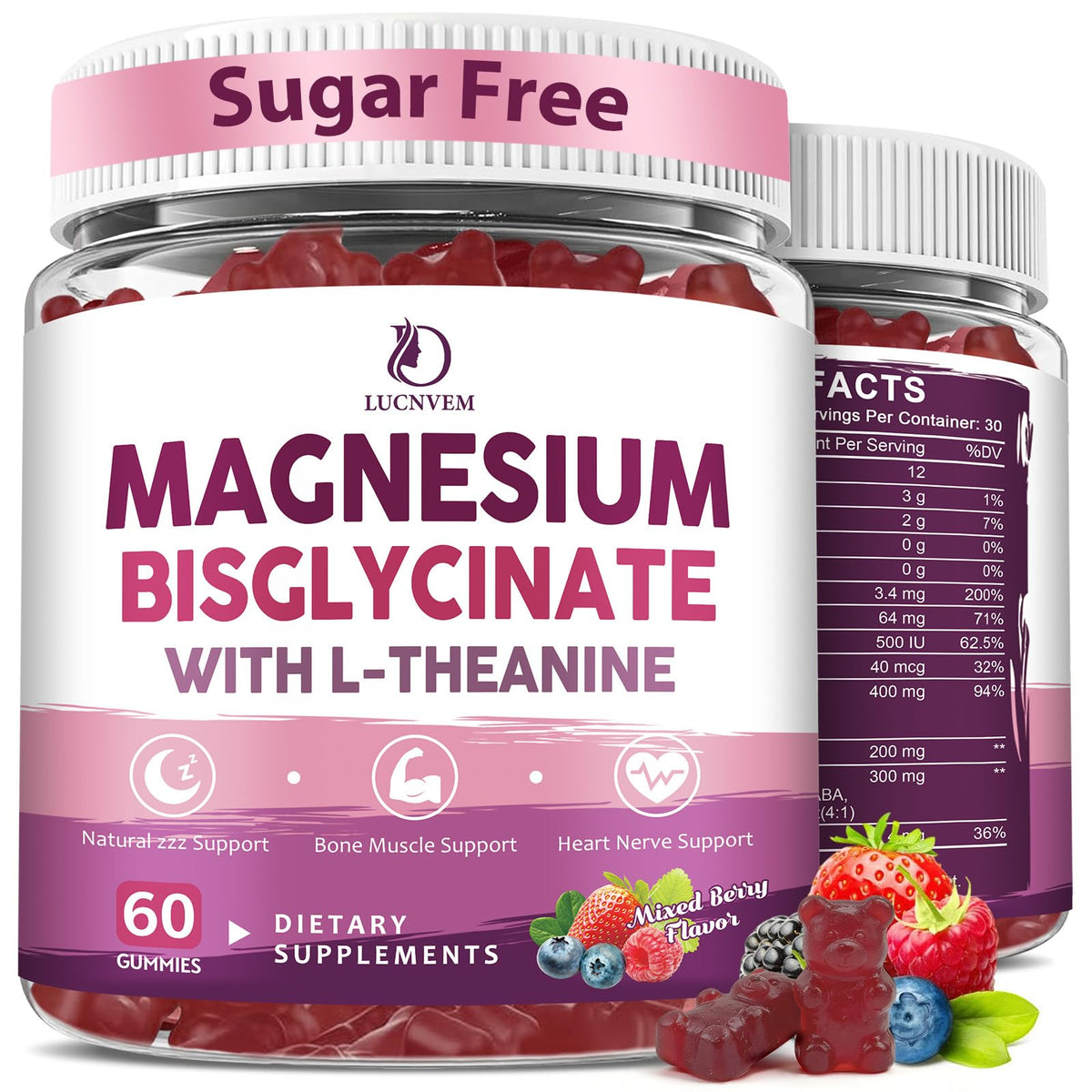 Magnesium Bisglycinate gummies for relaxation