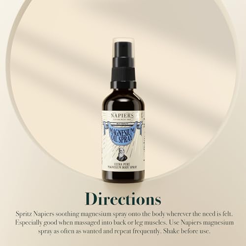magnesium body spray for overall relief