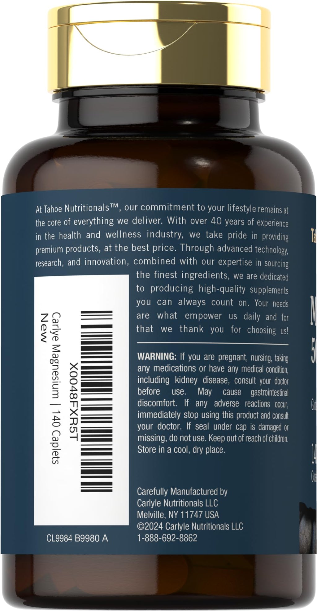 magnesium caplets for muscle support