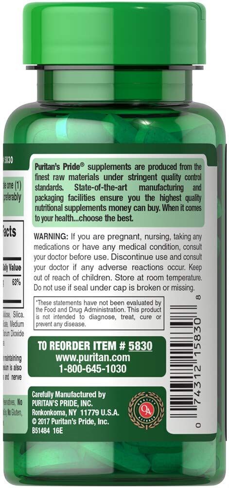 Magnesium caplets for overall health benefits