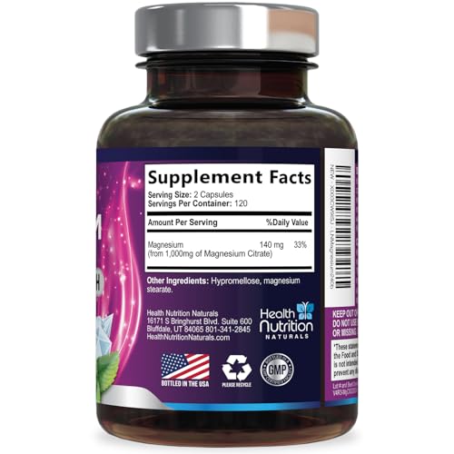 magnesium capsules for balanced minerals