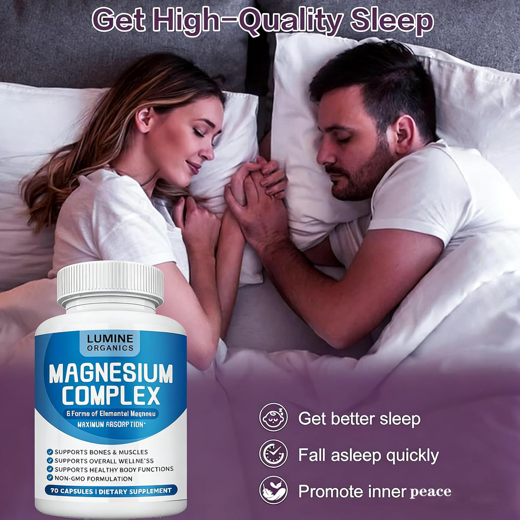 Magnesium capsules for better sleep