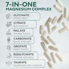 Magnesium capsules for better sleep