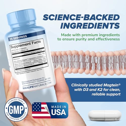Magnesium capsules for bone health