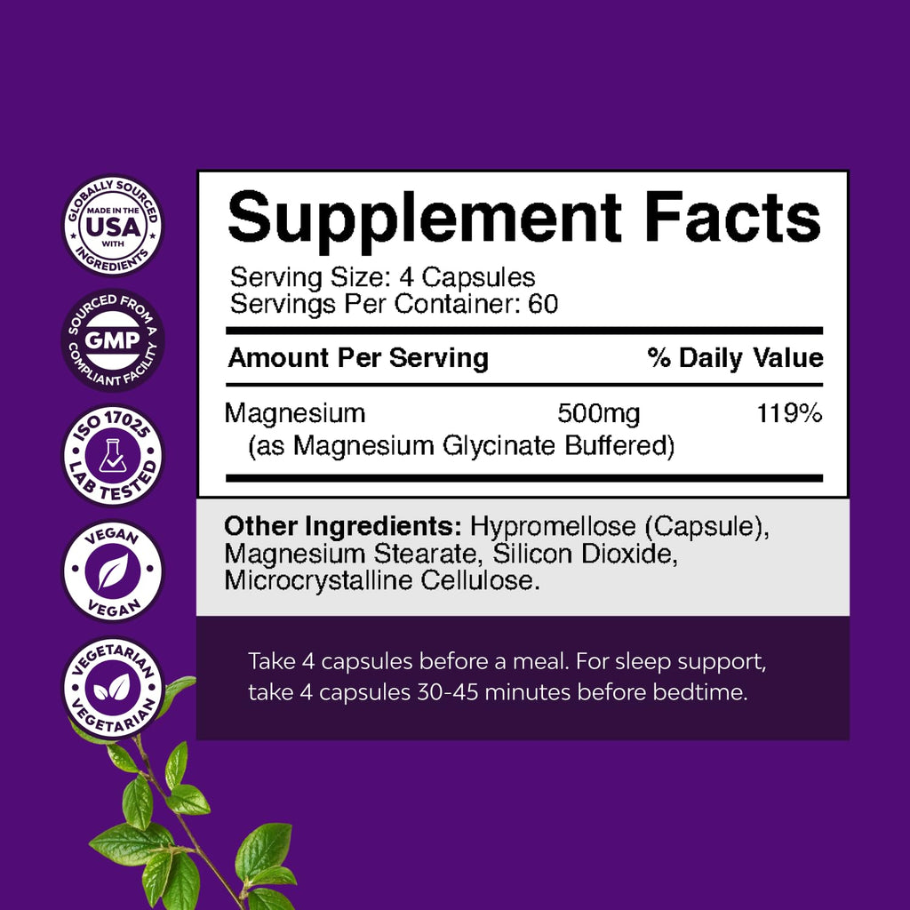 magnesium capsules for calming effects