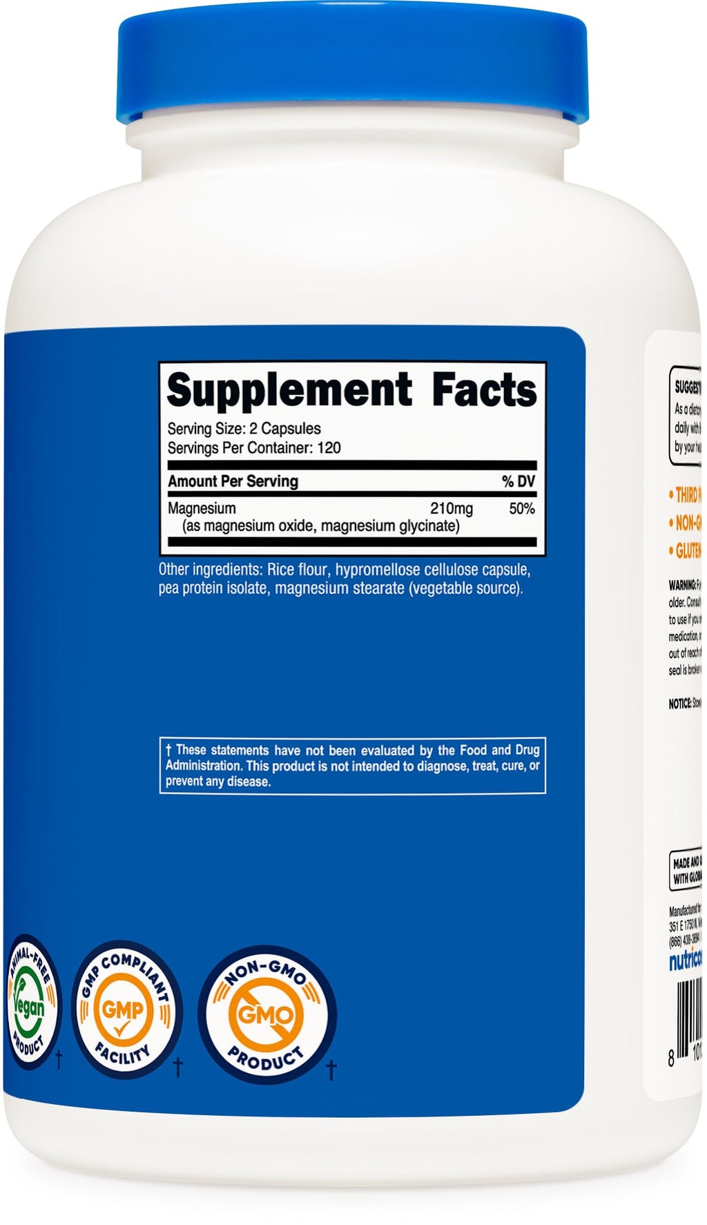 magnesium capsules for daily nutrition