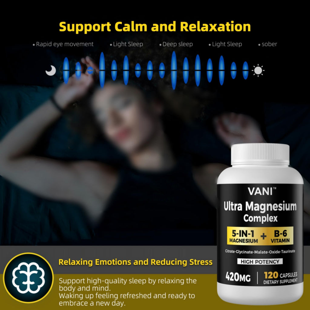 Magnesium capsules for daily vitality