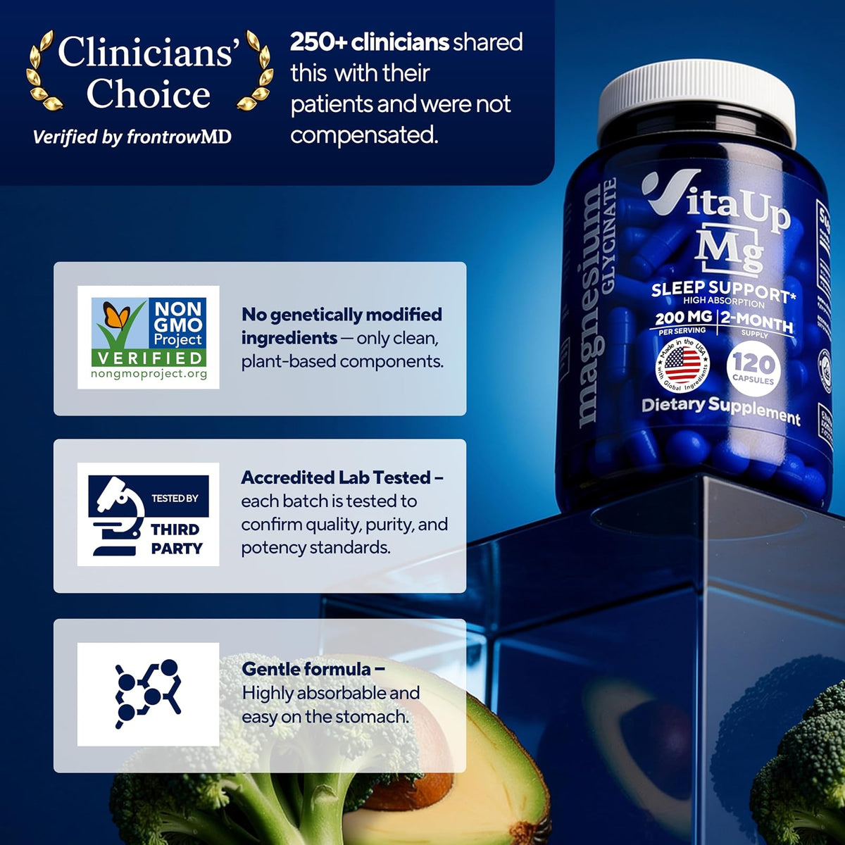 Magnesium capsules for daily wellness