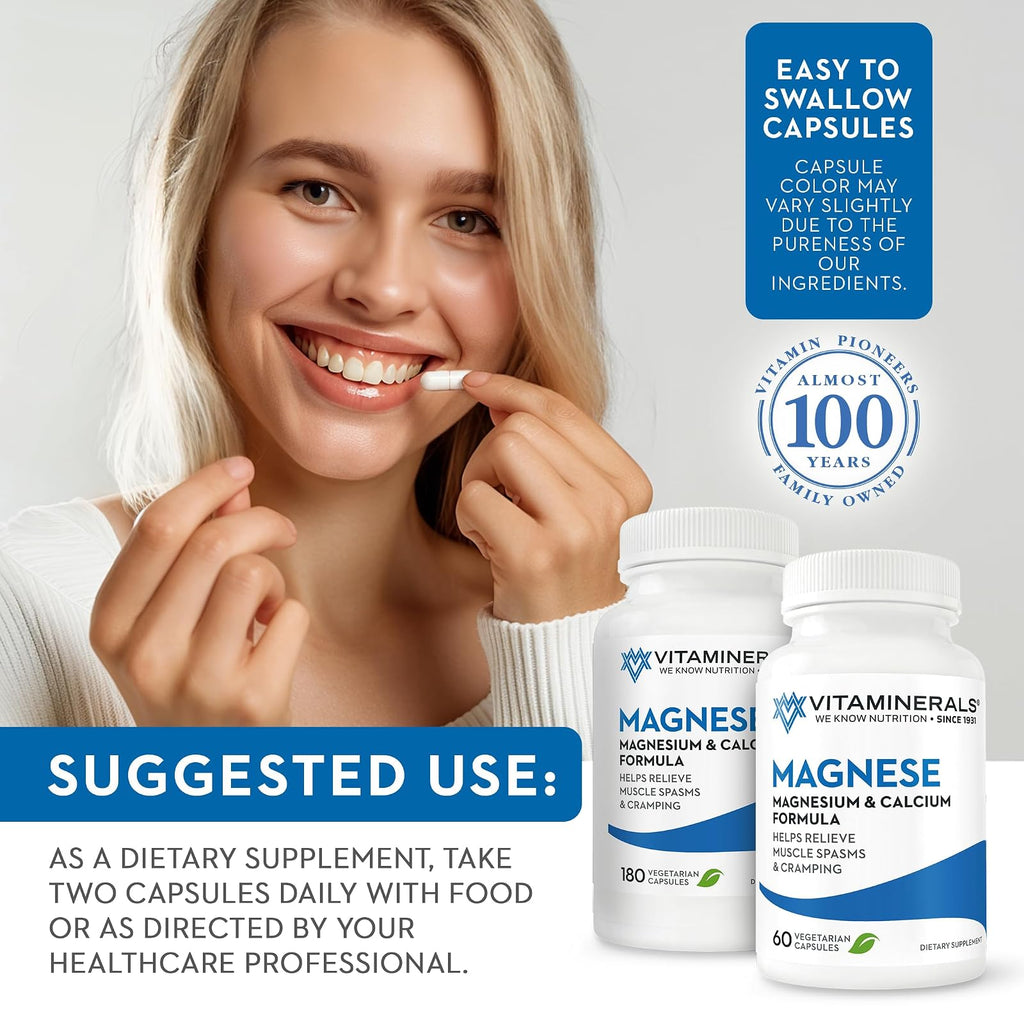 Magnesium capsules for daily wellness
