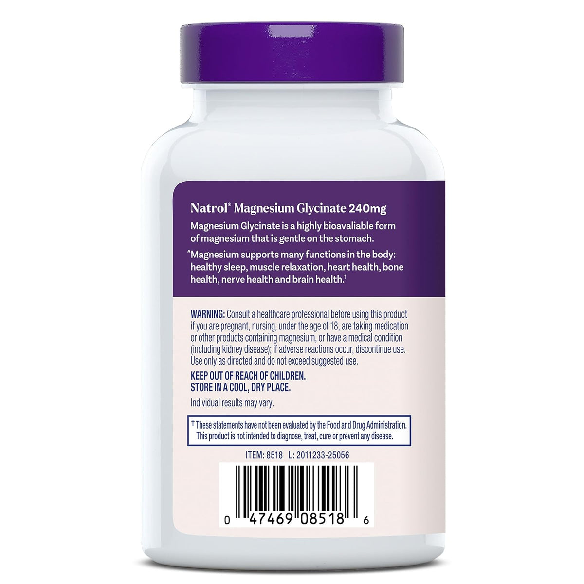 Magnesium capsules for daily wellness